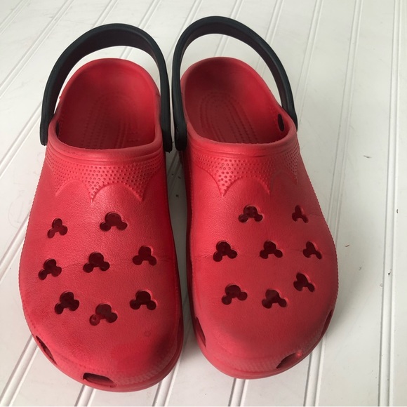 CROCS | Shoes | Crocs X Disney Mickey Mouse Red Shoes Adult | Poshmark